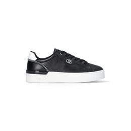 Liu Jo Leder-Sneakers in Schwarz - 52% | Gr&ouml;&szlig;e 39 | Damen-sneakers