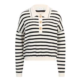 Vila Pullover 'Malfine' Damen Gr&ouml;&szlig;e XL creme / schwarz