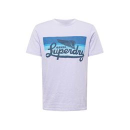 Superdry & Co T-Shirt 'Cali' Herren Gr&ouml;&szlig;e M marine / saphir / hellblau / lavendel