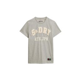 Superdry & Co T-Shirt Herren Gr&ouml;&szlig;e L creme / graumeliert / wei&szlig;