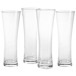 Schott Zwiesel Weizenbiergl&auml;serset Beer Basic, Klar, Glas, 4-teilig, 703 ml, 8.550x25.5 cm, Gr&uuml;ner Punkt, Essen & Trinken, Gl&auml;ser, Biergl&auml;ser