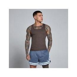 Myprotein MP Lift Ribbed Muscle Fit Vest f&uuml;r Herren &ndash; Schokolade - L