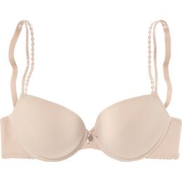 Lascana Damen Push-up-BH puder Gr&ouml;&szlig;e 80C