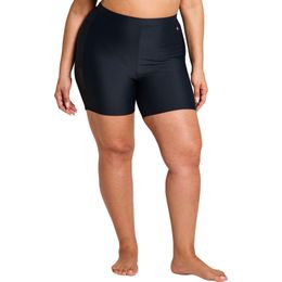 sheego Damen Badeshorts mit kleiner Tasche tiefblau Gr&ouml;&szlig;e 46
