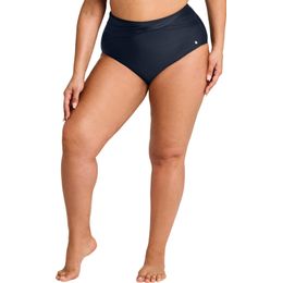 sheego Damen Badehose mit Wickel-Detail und Shaping-Effekt tiefblau Gr&ouml;&szlig;e 58