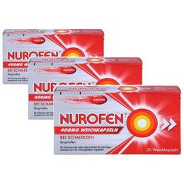 Reckitt Benckiser Deutschland GmbH Nurofen 400 mg Weichkapseln 3 St