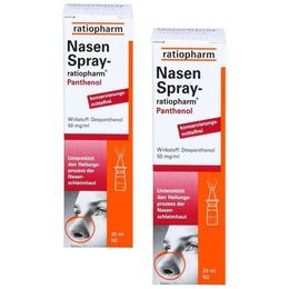NASENSPRAY-ratiopharm Panthenol Doppelpackung 2 St