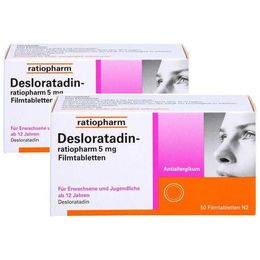 DESLORATADIN-ratiopharm 5 mg Filmtabletten 2 St