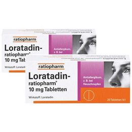 LORATADIN-ratiopharm 10 mg Tabletten 2 St