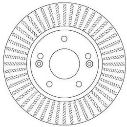 TRW Bremsscheibe DF8056 vorne rechts links bel&uuml;ftet 280mm f&uuml;r HYUNDAI KIA (BEIJING) 51712-G2100 517124V000 51712-4V000