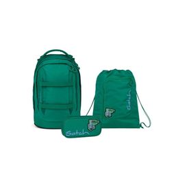 Satch Schulrucksack-Set PACK "Fearless Green" 3-teilig in Gr&uuml;n | Gr.: onesize