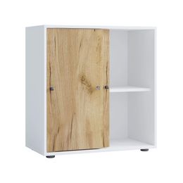 ebuy24 B&uuml;roschrank LonaLST wei&szlig; Wei&szlig; 70 x 37 cm | Gr.: onesize
