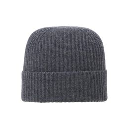 Jack & Jones Jack & Jones Strickm&uuml;tze in Dark Grey Melange | Gr.: onesize