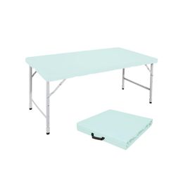 ABRIHOME Gartentisch in Blau 25 cm h&ouml;henverstellbar 135 kg Tragkraft f&uuml;r Camping | Gr.: onesize
