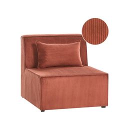Beliani Sofaelement LEMVIG in Braun - (W) 83 x (H) 78 x (L) 83 cm | Gr.: onesize