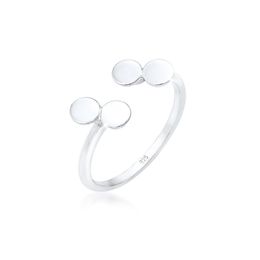 Elli Ring 925 Sterling Silber Geo, Kreis in Silber | Gr.: onesize