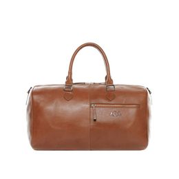SID & VAIN SID & VAIN Leder-Reisetasche echt Leder Weekender gro&szlig; hell-crunchy-tan in braun | Gr.: onesize