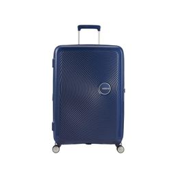American Tourister Soundbox - 4-Rollen-Trolley 67 cm erw. (gelb) in midnight navy | Gr.: onesize