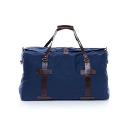 SID & VAIN SID & VAIN Reisetasche echt Leder Weekender gro&szlig; blau-braun CHASE in blau | Gr.: onesize