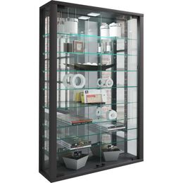 ebuy24 Vitrinenschrank VitrosaMini 5 Schwarz 59 x 18 cm | Gr.: onesize