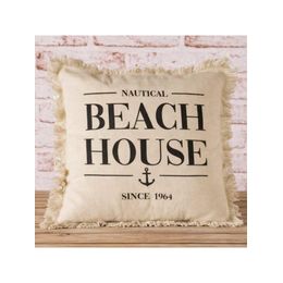 AltoBelli Kissen BEACH HOUSE Beige mit F&uuml;llung 45x45 cm | Gr.: onesize