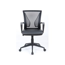 ebuy24 B&uuml;rostuhl OffiloPU schwarz Schwarz 48 x 46 cm | Gr.: onesize