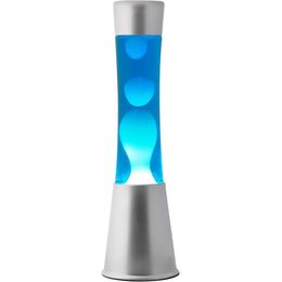 i-Total Lavalampe Magie Einzigartiges f&uuml;r Ihr Zuhause Blue Liquid Silver Base | Gr.: onesize