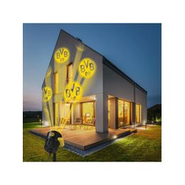 BVB LED-Motivstrahler 7,5W schwarz mit Logo Schwarz | Gr.: onesize