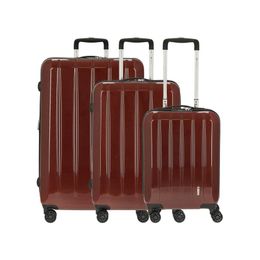Check.In London 2.0 Trolley-Set 3tlg. (orange) in carbon rot | Gr.: onesize