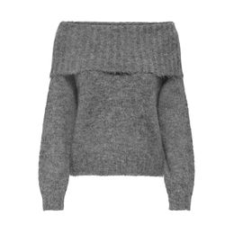 Only Strickpullover in Medium Grey Melange | Gr.: L