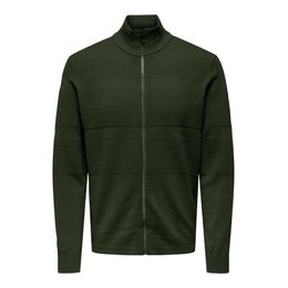 Only & Sons ONLY & SONS Strickjacke in Olive Night | Gr.: XL