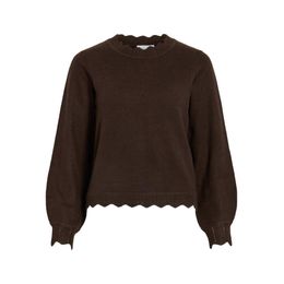 Vila Strickpullover in Coffee Bean | Gr.: M
