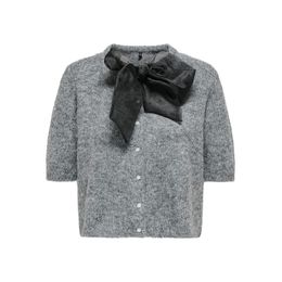 Only Strickjacke in Dark Grey Melange | Gr.: xs
