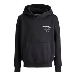 Jack & Jones JACK & JONES Junior Kapuzenpullover in Black | Gr.: 128