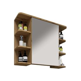 ebuy24 Spiegelschrank Nilosi Eiche 80 x 21 cm | Gr.: onesize