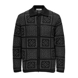 Only & Sons ONLY & SONS Strickjacke in Black | Gr.: XL