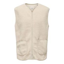 Only & Sons ONLY & SONS 2er-Pack Fleece Gilet in Silver Lining | Gr.: M