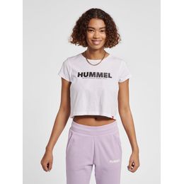 Hummel T-Shirt Hmllegacy Damen in WHITE/BLACK | Gr.: L