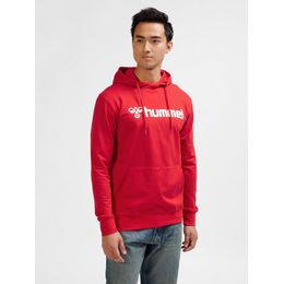 Hummel Verstellbare Taille Kapuzenpullover Hmlgo Erwachsene in TRUE RED | Gr.: L