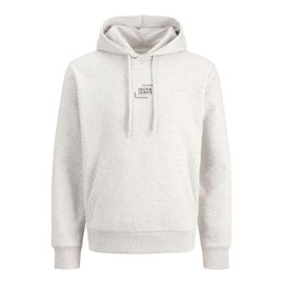 Jack & Jones Jack & Jones Kapuzenpullover in White Melange | Gr.: S