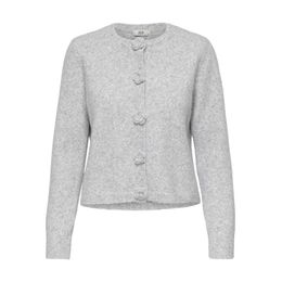 Jacqueline de Yong JDY Strickjacke in Light Grey Melange | Gr.: XL