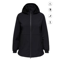 Only Carmakoma Softshell Jacke in Black | Gr.: 52