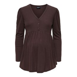 Only Bluse in Coffee Bean | Gr.: L