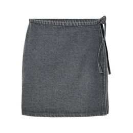 Pieces Minirock in Grey Denim | Gr.: XL