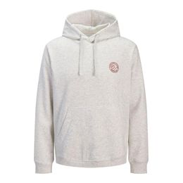 Jack & Jones Jack & Jones Kapuzenpullover in White Melange | Gr.: XL