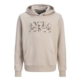 Jack & Jones JACK & JONES Junior Kapuzenpullover in Moonbeam | Gr.: 128