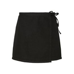 Pieces Minirock in Black Denim | Gr.: S