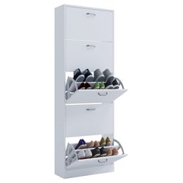 ebuy24 Schuhschrank Sipos Wei&szlig; 59 x 22 cm | Gr.: onesize