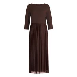 Betty Barclay Plisseekleid mit 3/4 Arm in Light Maroon | Gr.: 46