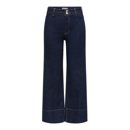 Only Jeans mit weitem Bein in Dark Blue Denim | Gr.: m-l32